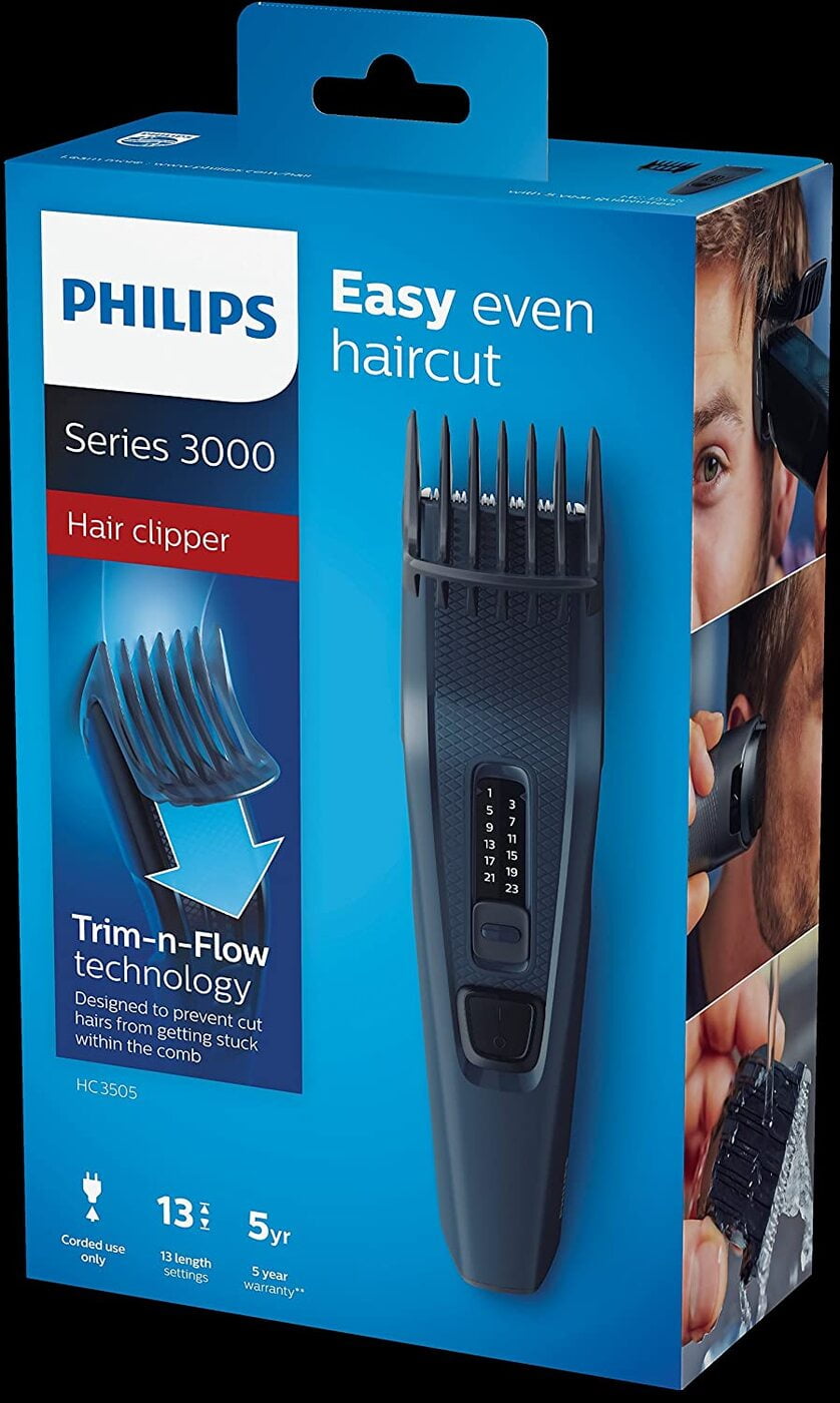 Philips Hair Clipper Series 3000 Corded Hair Clipper HC3505/15