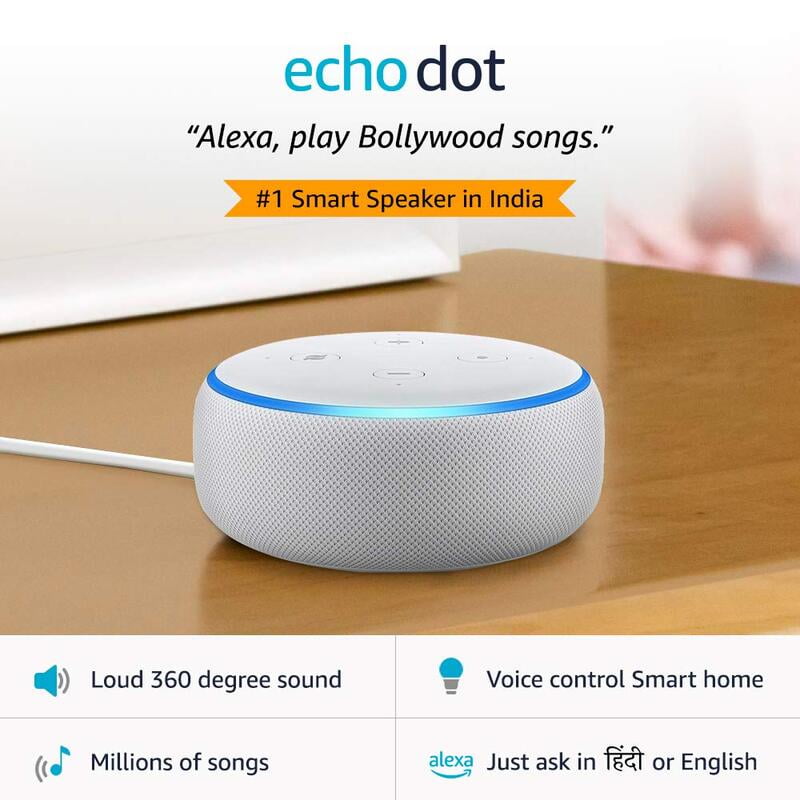 Buy Amazon Echo Dot 3rd Gen White Online At Lowest Price In India On